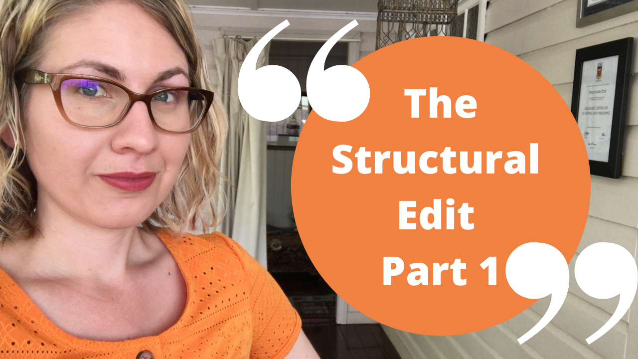 Structural Edits part One